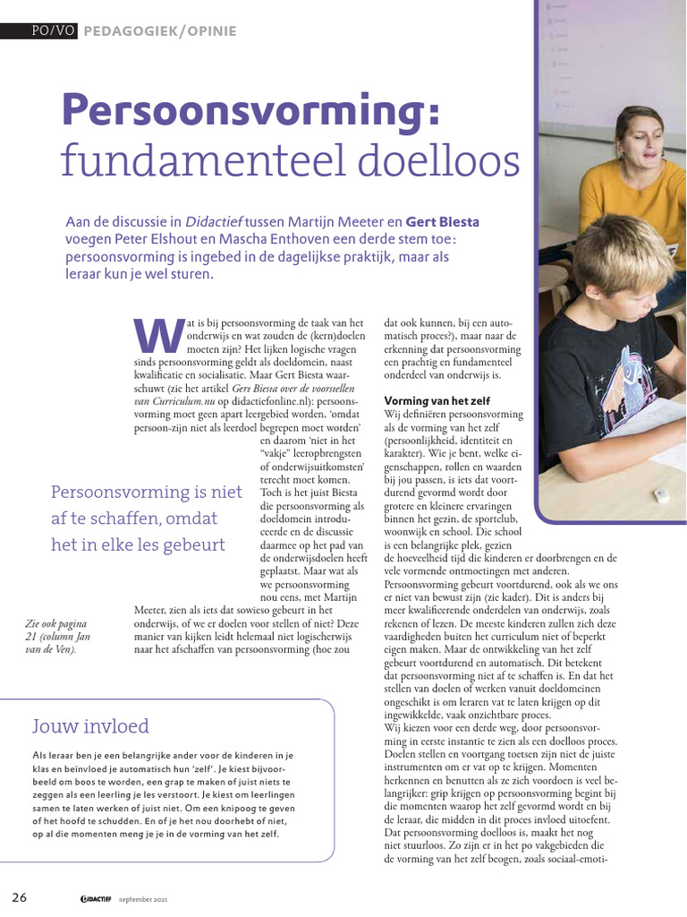 Artikel - Fundamenteel Doelloos | PDF