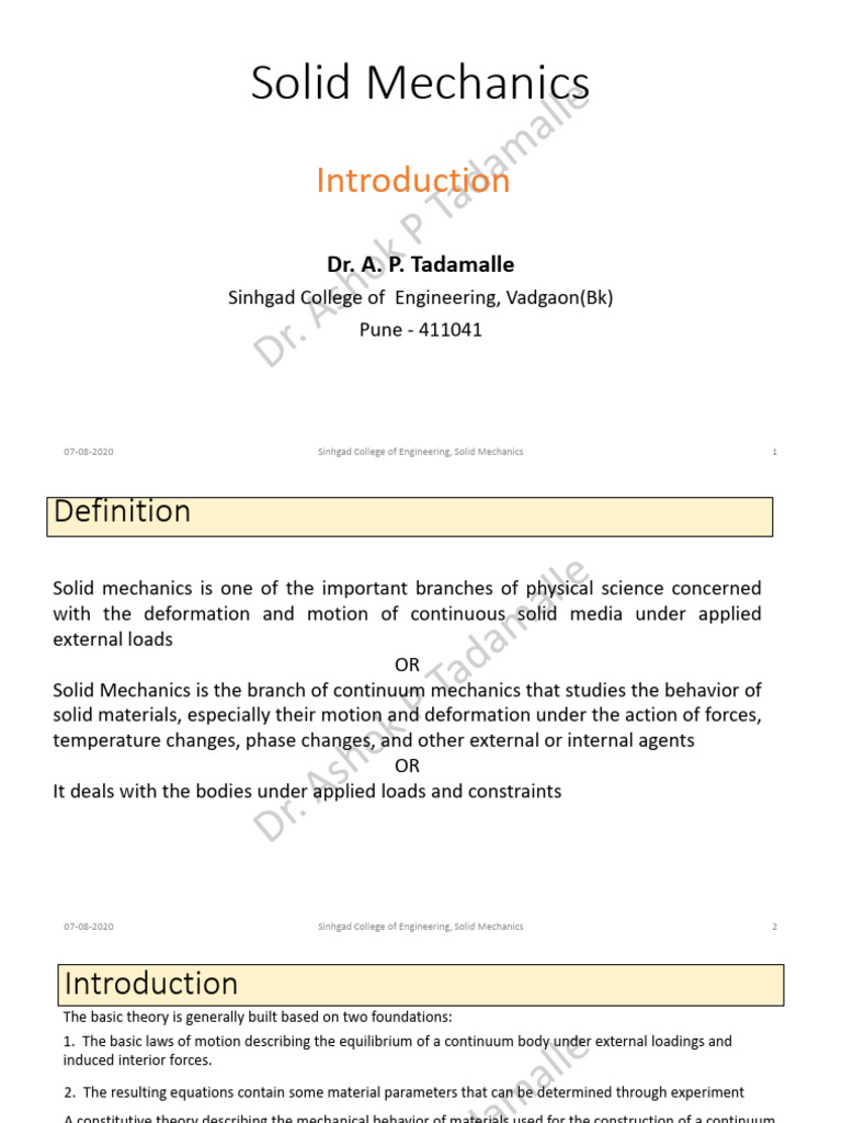 Ashok Tadamalle SM Unit1 Part 1 | PDF