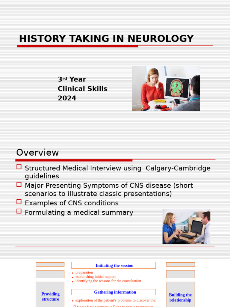 2024 History Taking in Neurology | PDF