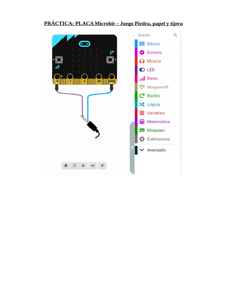 Tutorial - Prácticas Microbit | PDF