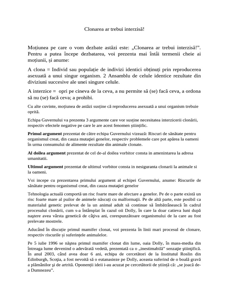 DEZBATERE | PDF