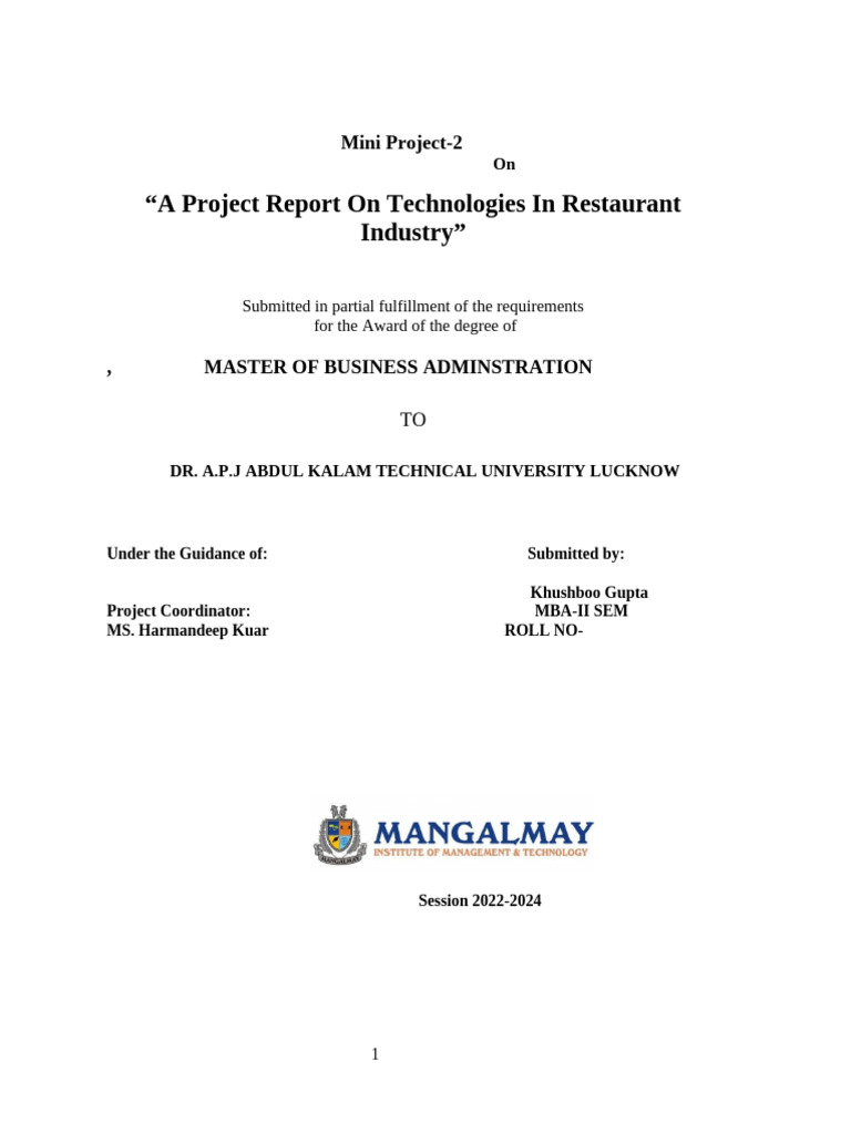 2nd Sem Mini Project New | PDF