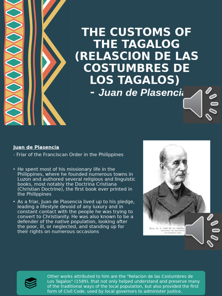 The Customs of The Tagalog | PDF
