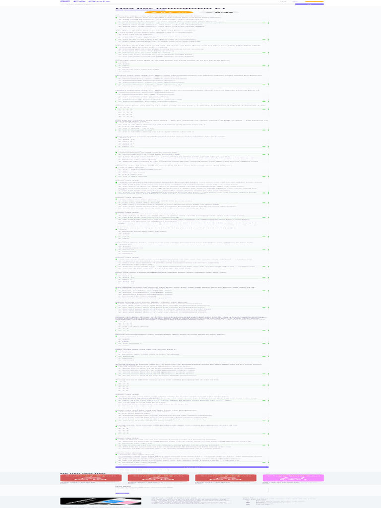 Hóa Học Hemoglobin P1 - FA Quiz - Ans | PDF