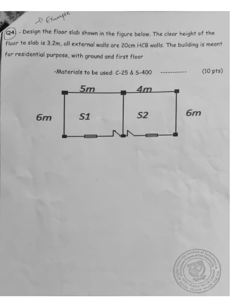 Two Way Solid Slab Design | PDF