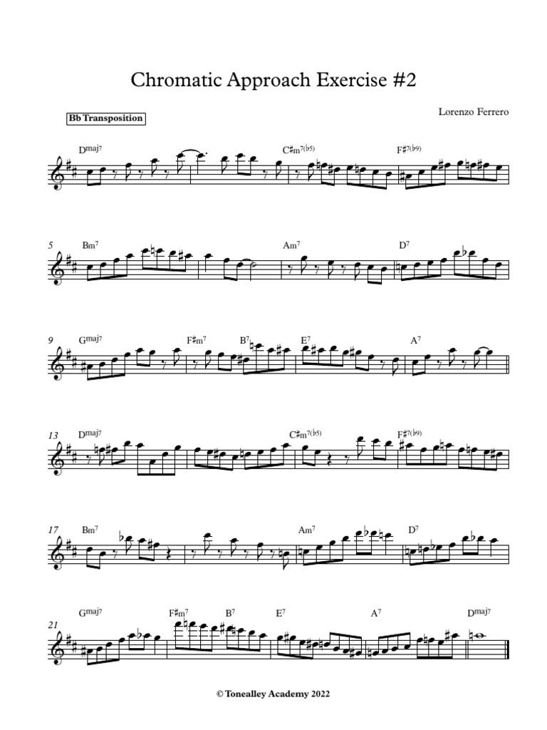 Chromatic Approach Exercise #2 - Full | PDF