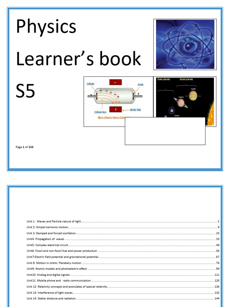 Physics s5 Final Book SHARE | PDF