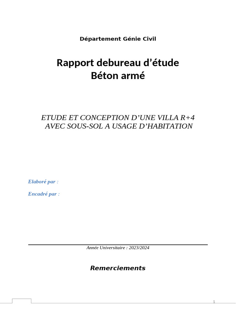RapportBE - BA - Copie | PDF