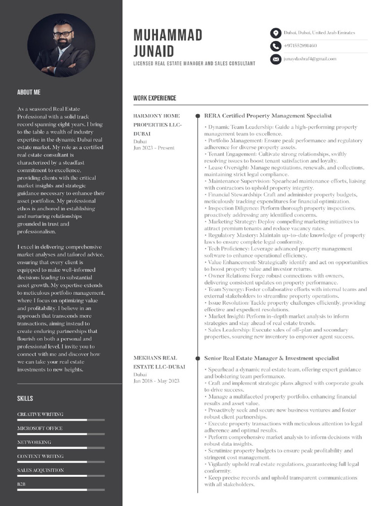 Resume Muhammad Junaid | PDF