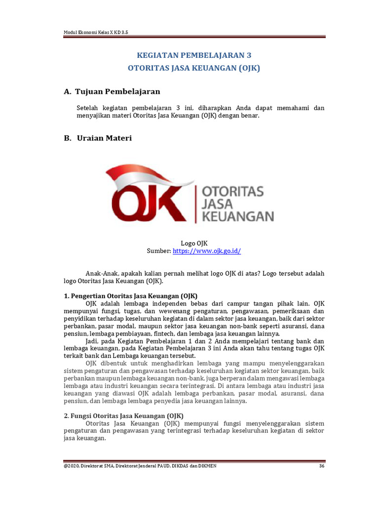 3448 Materi OJK | PDF