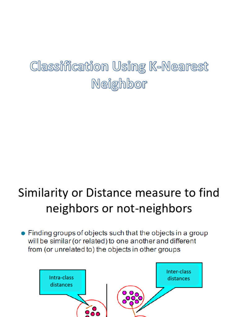 KNN Concept Numericals | PDF