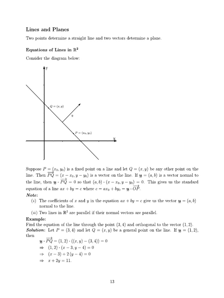 SMA 3003 Linear Algebra 1 Notes Two | PDF