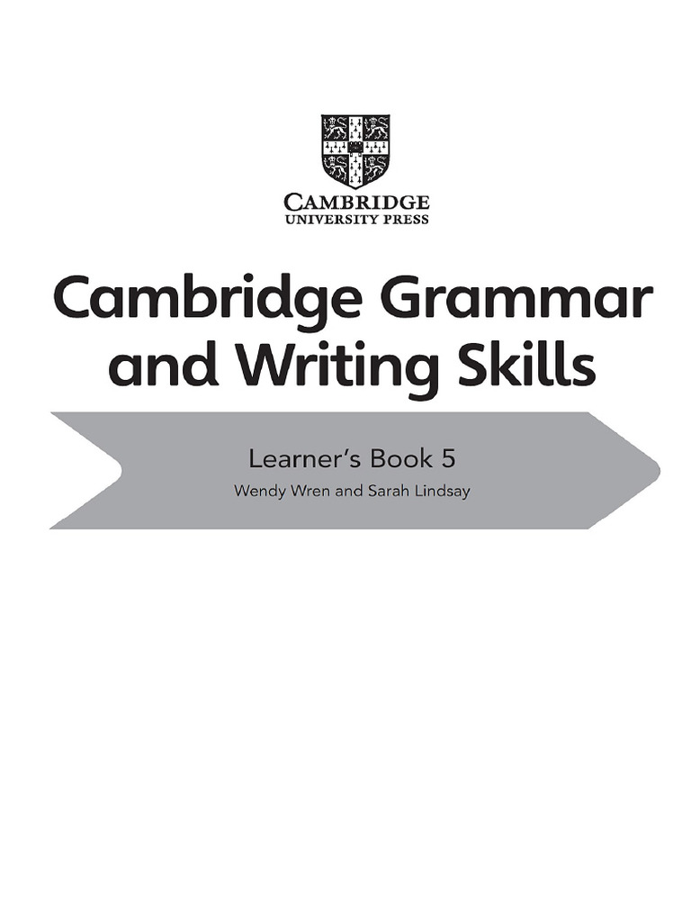 Cambridge Grammar and Writing Skills 5 | PDF
