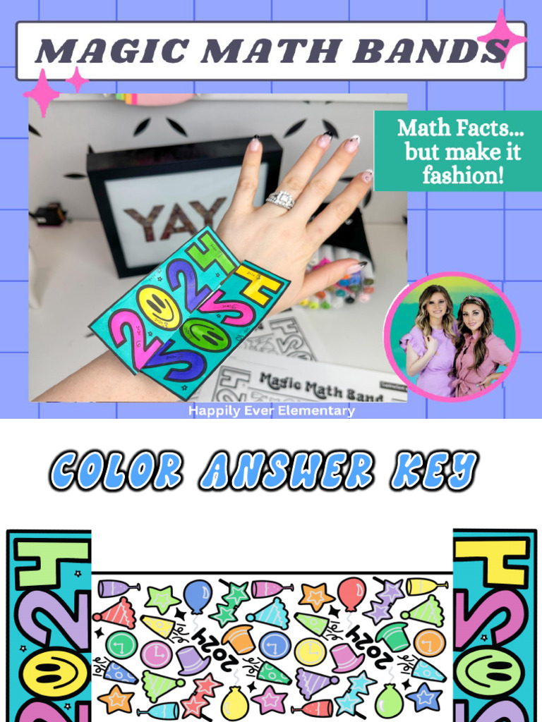 Magic Math Bands New Year 2024 | PDF