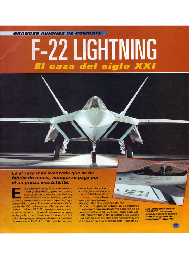 F 22 Lightning | PDF