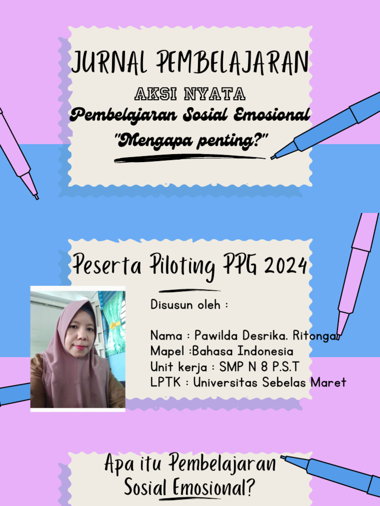 Jurnal Pembelajaran - Modul 2 - Pawilda Desrika - SMP | PDF