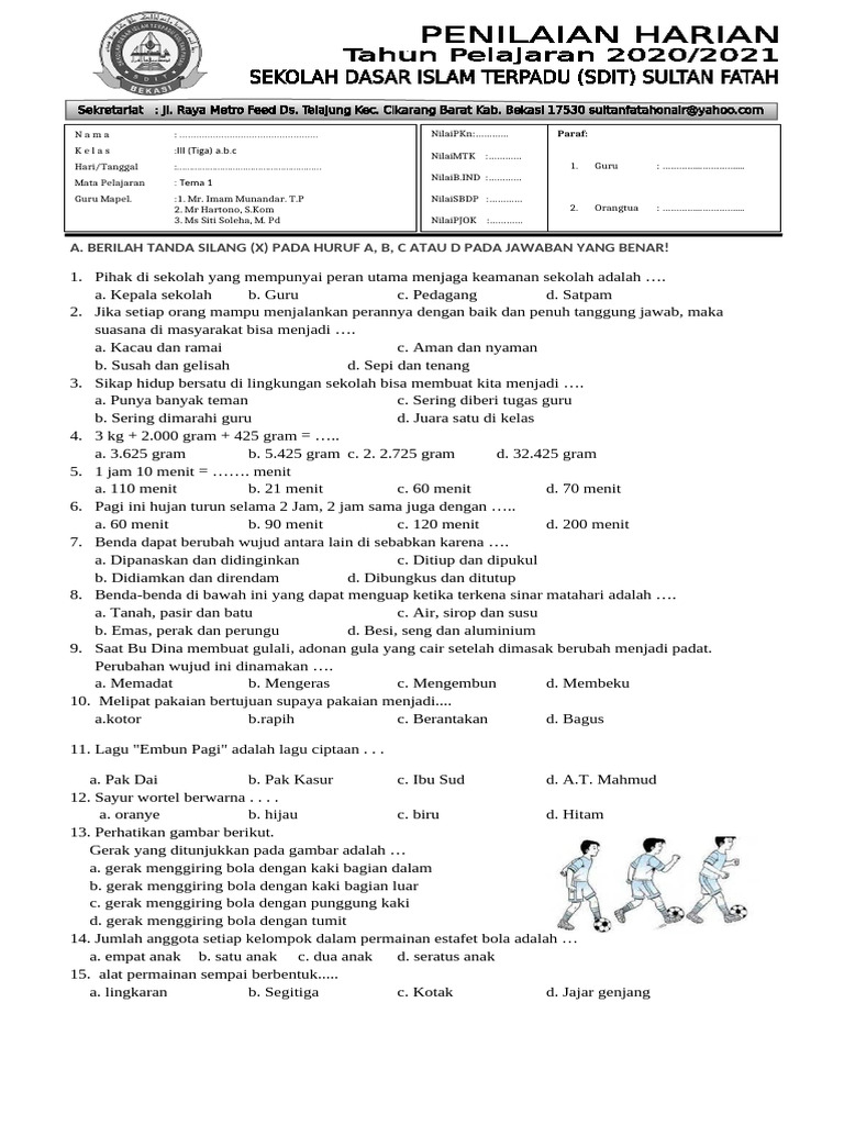 PH Tema 3 SB 3&4 | PDF