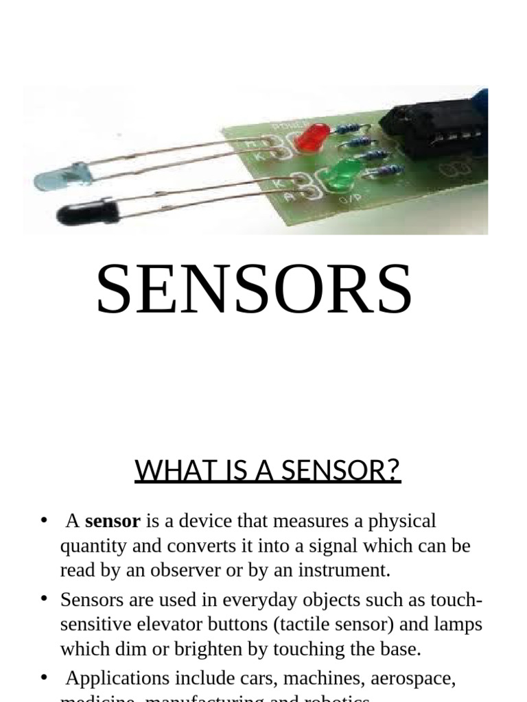 SENSORS | PDF