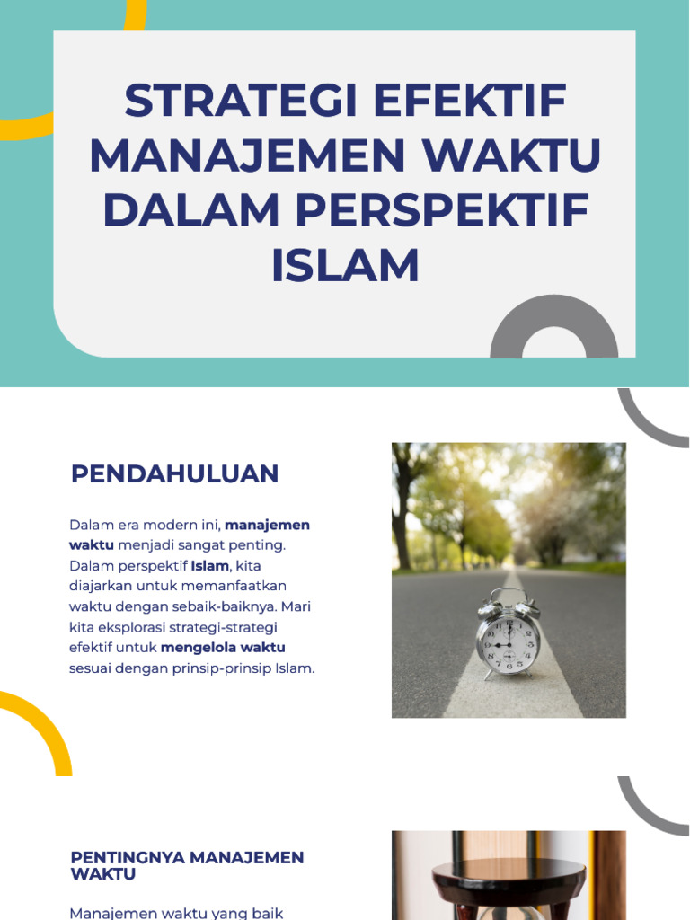 Slidesgo Strategi Efektif Manajemen Waktu Dalam Perspektif Islam 20240912134701DXF7 | PDF
