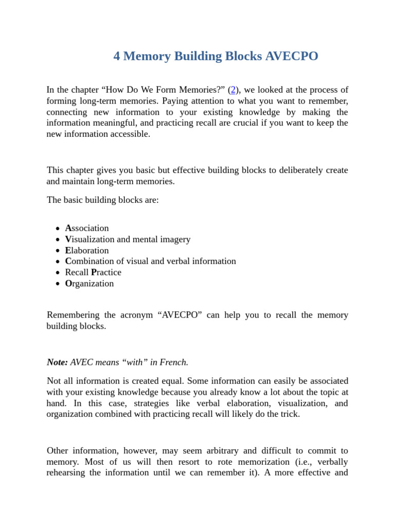 Memory | PDF