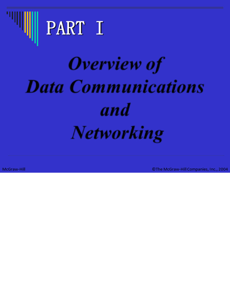 2.lec 01introduction and Course Outline Computer Networks Components of Communication System | PDF