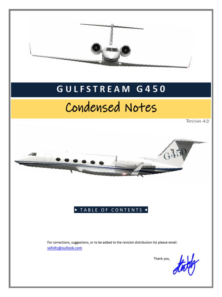 g450 Notes Short Version Steven Foltz | PDF