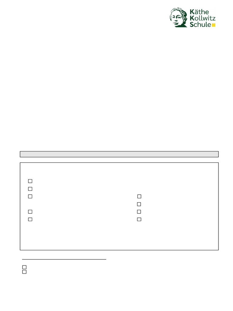 Abmeldung Formular Der KKS Neu2024 | PDF