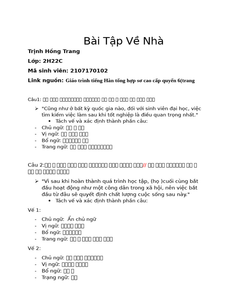 Bài tập nhập môn BPD (22:9) | PDF