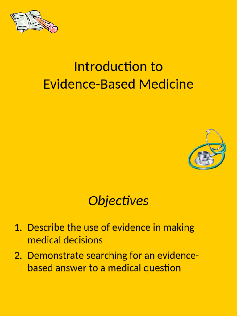 Evidence Based Medicine | PDF
