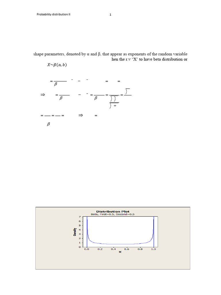 Lecture-4 Beta Distribution | PDF