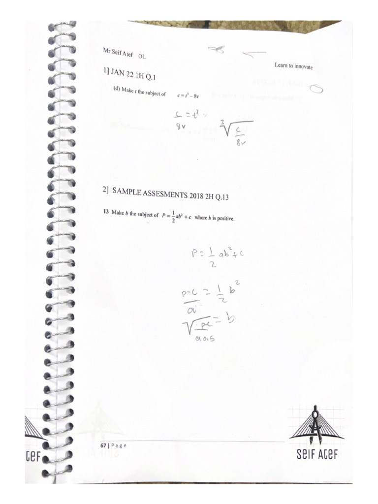 MR Seif Atef OL 3 | PDF