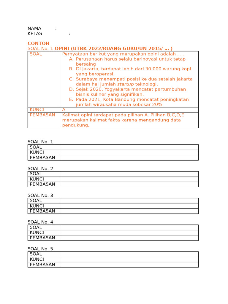 NO ABSEN - NAMA LENGKAP Salinan | PDF