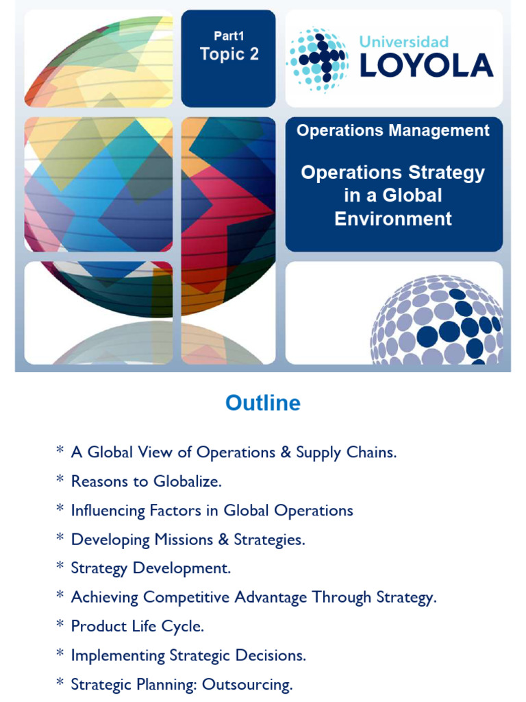 Operations and Globalization | PDF