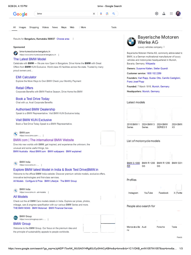 BMW Models | PDF
