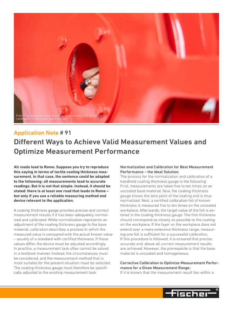 AN091 Different Ways To Achieve Valid Measurement Values en | PDF