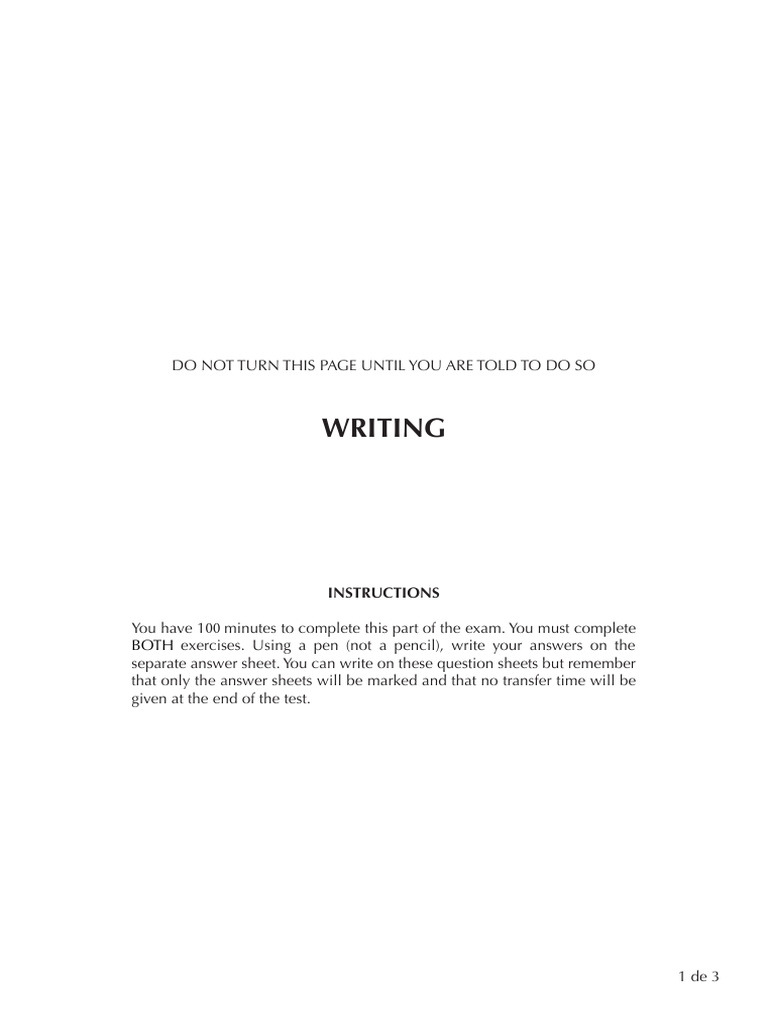 Sample Writing C1 2 CertACLES | PDF
