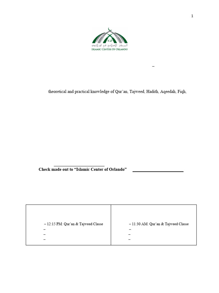 ICO Maktab 2022-2023 Syllabus | PDF