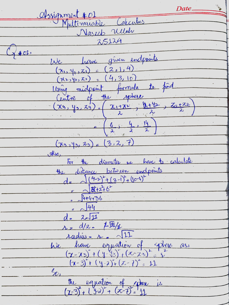 MVC Assignment1, Naseeb Ullah, 25124 | PDF