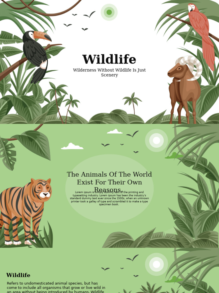 800320-Wildlife PowerPoint Template | PDF