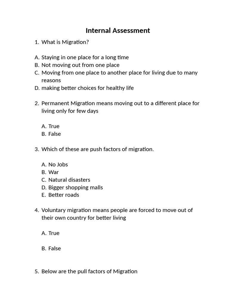 What Is Migration | PDF