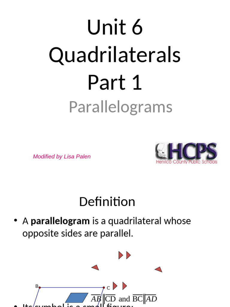 6-5 Properties of Special Parallelograms | PDF