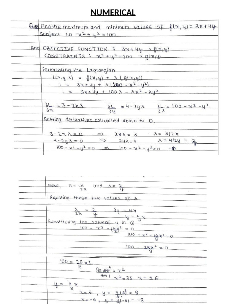 Numerical Op Tim Ization | PDF