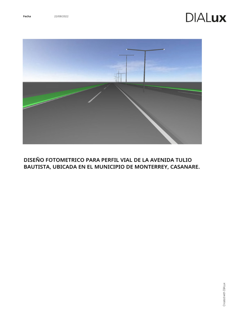 Diseño Fotometrico Modelo | PDF | Tecnología