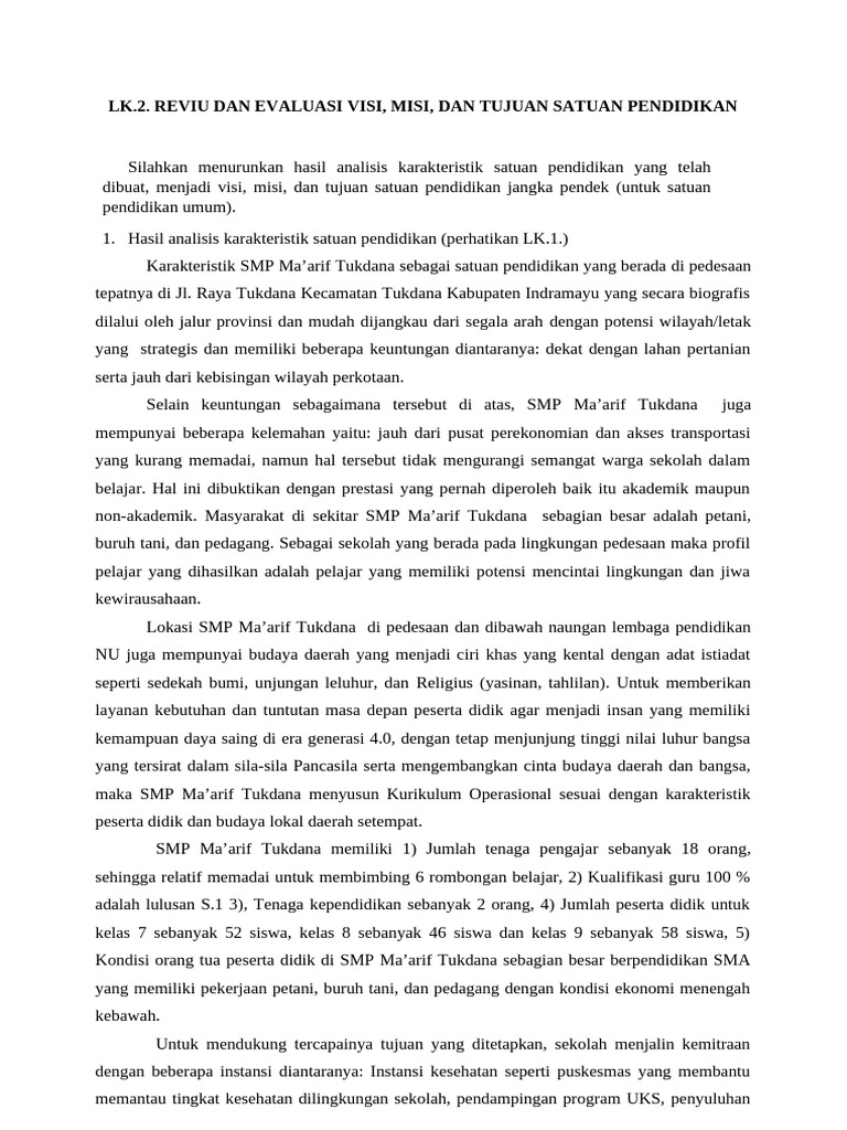 LK.2. Reviu Visi | PDF