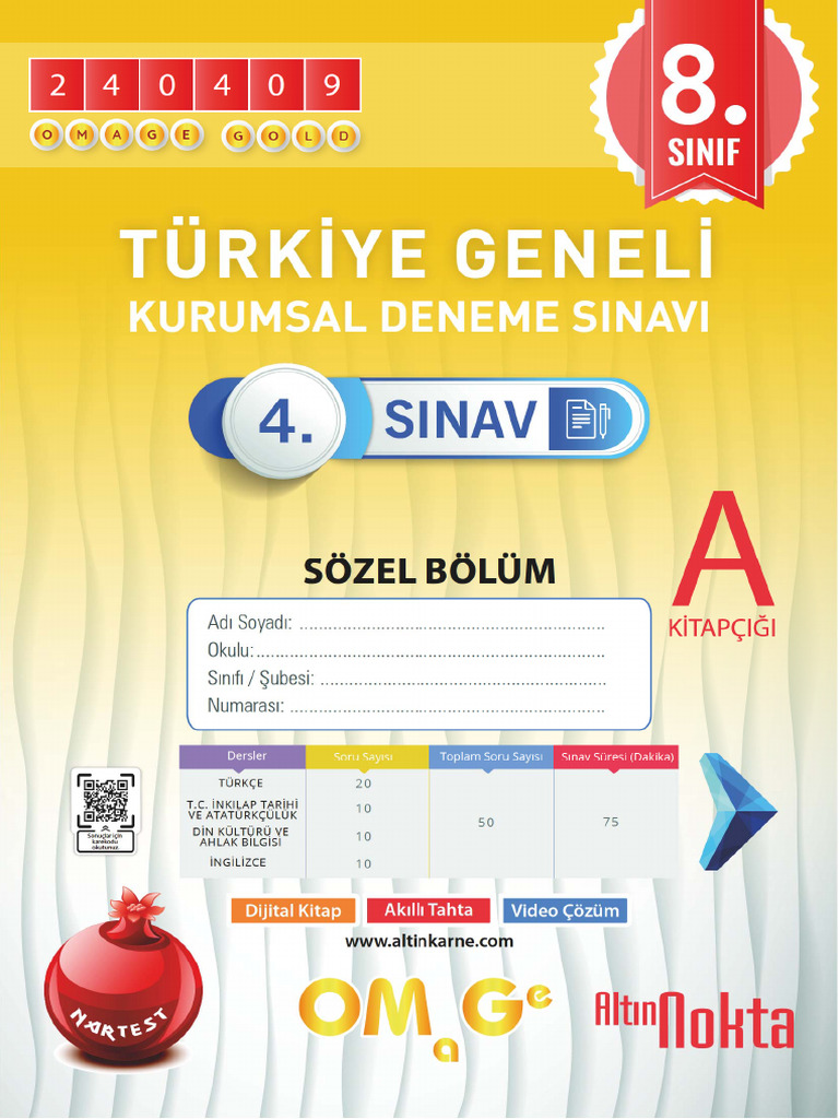 2023 2024 Omage 8 SF 4 Kurumsal A Tumu | PDF