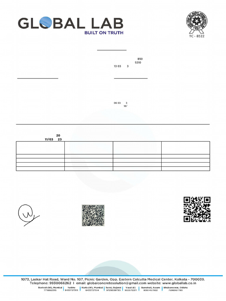 Test Report: Coarse Aggregate - Particle Size Distribution Test | PDF