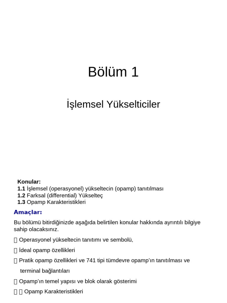 Ders 1 | PDF