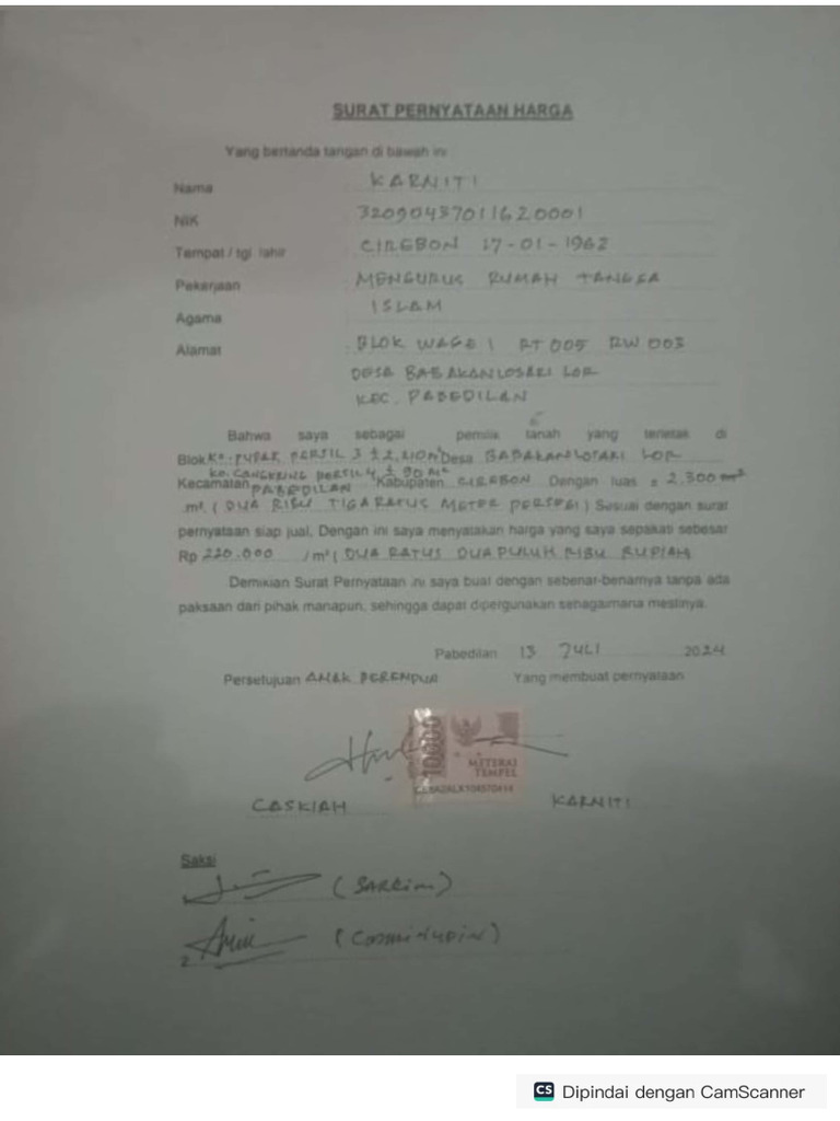 Dokumen Kerja Taem Sarkim | PDF