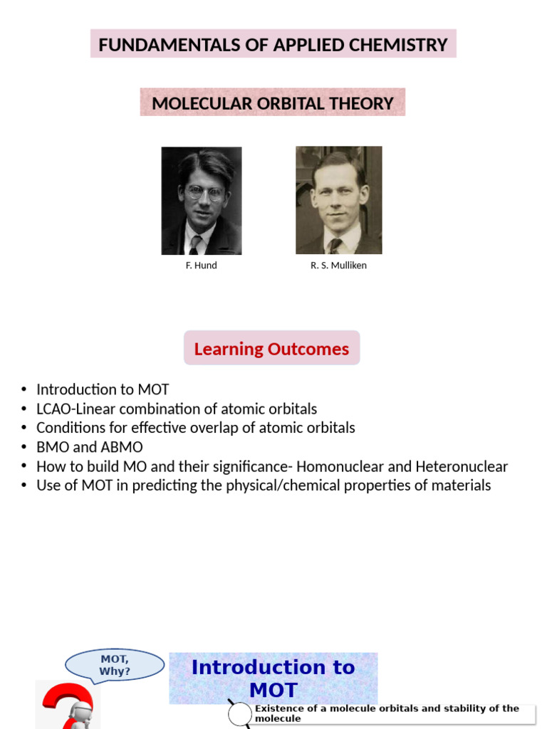 Molecular Orbital Theory | PDF