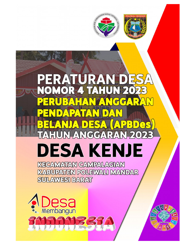 SAMPUL PERUBAHAN APBDes | PDF